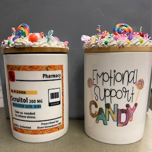 Funny Candy Jar, Motivational Gift, Custom Candy Jar, Boss Candy Jar ...