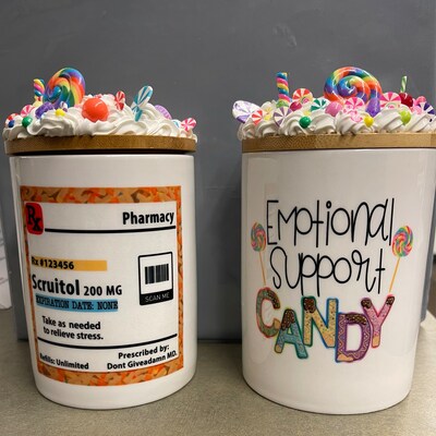 Funny Candy Jar, Motivational Gift, Custom Candy Jar, Boss Candy Jar ...