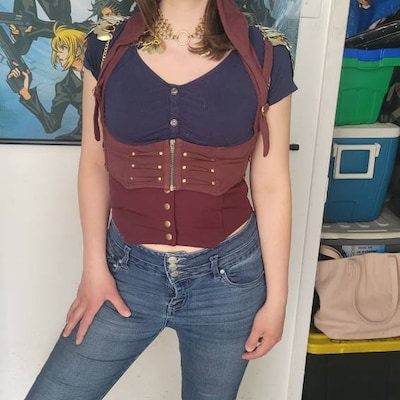 Scalemail & Chainmail Chain Pentagram Harness Pauldrons Festival ...