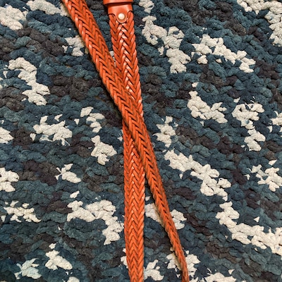 Rope Braid Leather Keychain for Father's Gift New Car Gift Key Fob ...