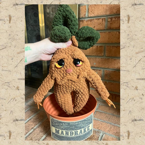 Amigurumi Baby Dandelion Crochet Pattern, Crochet Flower Doll, Fake ...