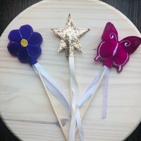 Fairy Wand Pencil Topper Embroidery Design, Fairy Wand, Fairies ...