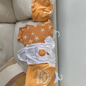 Little Cutie Baby Onesie® Cute Little Orange Onesie® Hipster Baby ...