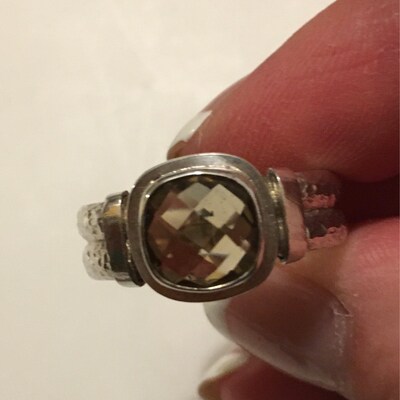 Box Clasp in Sterling Silver With Safety Catch and Organic Texture ...