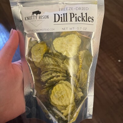 THE ORIGINAL Freeze Dried Dill Pickles Freeze Dry Pickles Dried Dill ...