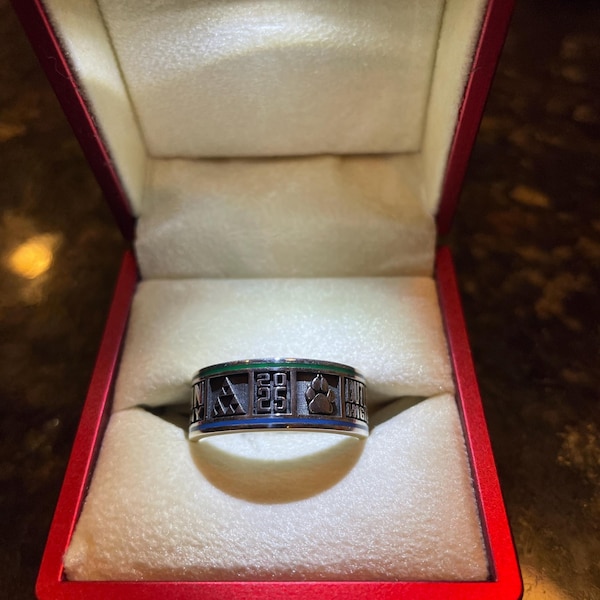 14k Gold Graduation Ring, Roman Numeral College Ring 2024, High School ...