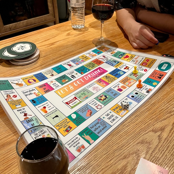 Retro Disco Divas Bachelorette Drinking Board Games, Custom Gifts for ...