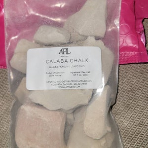 Kaolin / Edible Clay / Kalaba / Marble Chalk / Calabash Chalk / Calabar ...