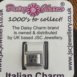 Custom Made Personalised Italian Charms by Daisy Charm Compatible With 9mm Modular Charm Bracelet Etsy