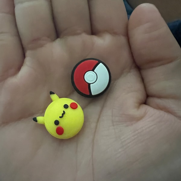 Pokemon Pokeball Pikachu Thumb Grips - Nintendo Switch Joy Con ...