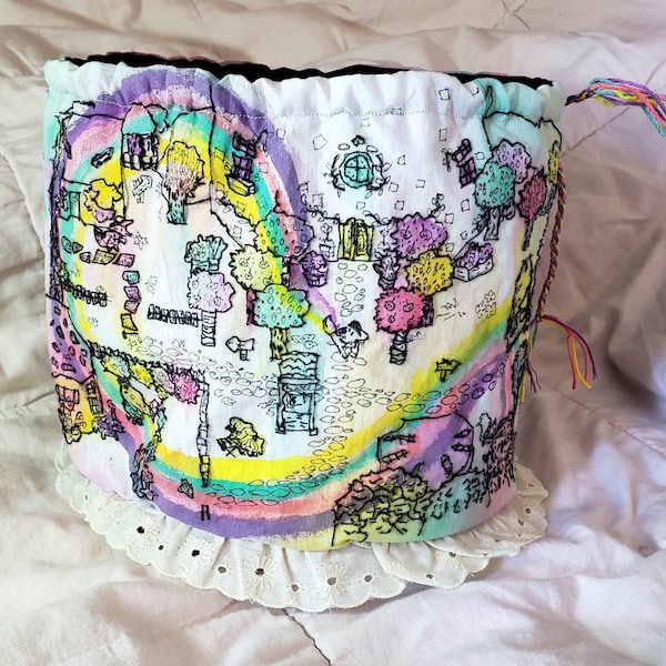 Eight Section Dice Bag Sewing Pattern: Dnd Pathfinder and Roleplay ...
