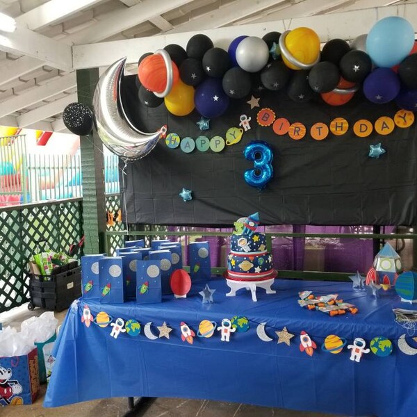 Silver Moon Foil Balloon 37", 11" Marble Balloons Bundle Set, Party ...