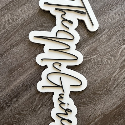 Forest Name Sign, Forest Letters, Letter Sign, Forest Nursery Sign ...