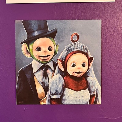 Teletubbies Wedding Print Signed 1-50 Batch A Romantic Vintage Style 8 ...