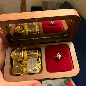 Custom Melody Music Box / Personalized Music Box With a Custom - Etsy