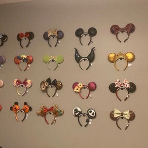 Decorated Mickey Ear Wall Displays 5 10 or 20 Packs Also 3 - Etsy