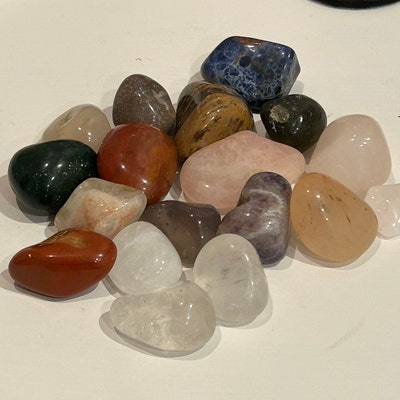 Assorted Mix Tumbled Stones: SMALL, MEDIUM or LARGE Sizes Wholesale ...