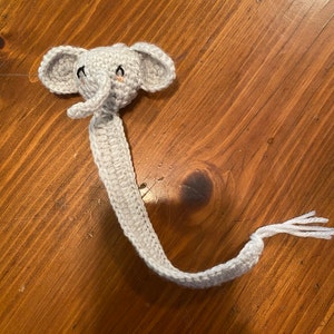 CROCHET PATTERN Elephant Bookmark Crochet Amigurumi Bookmark / - Etsy