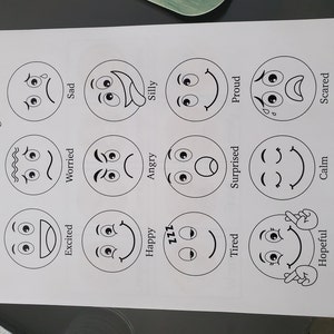 Emotions Colouring Sheet - Today I Am Feeling - 9 Emotion Faces & 12 ...