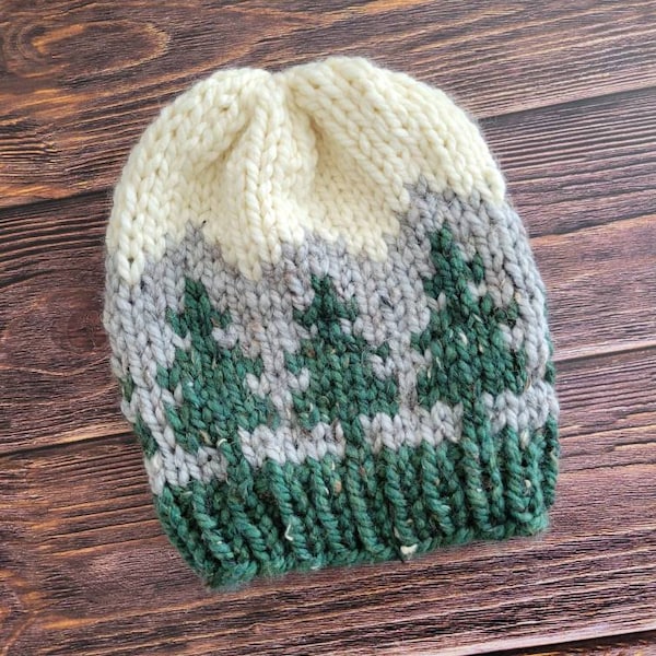 The Mountaineer Toque Crochet Pattern, Fair Isle Crochet Hat, Super ...