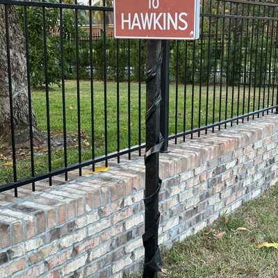 Hawkins Plastic Sign Stranger Things 00046 - Etsy