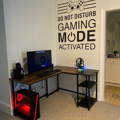 Gamer Wall Decor, Gaming Mode, Wall Decal, Gamer Decor, Gaming Room ...