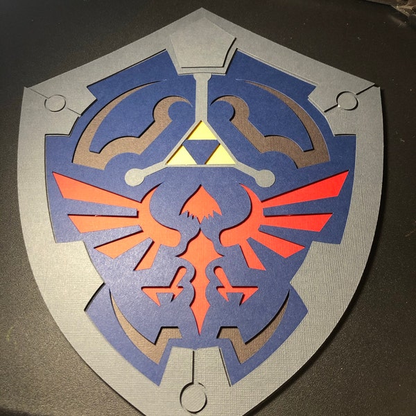 Zelda Hylian Shield SVG: Laser Cut Files, Cricut, Gamer Decor (digital ...