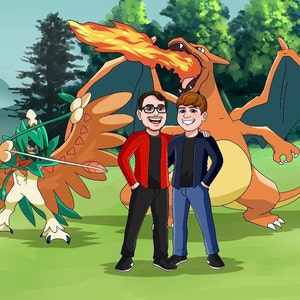 Custom POKEMON Character Portrait From Photo DIGITAL COPY - Etsy