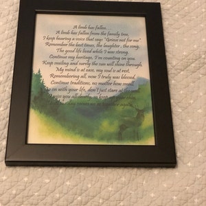 Funeral Poem if Roses Grow in Heaven Poem for | Etsy