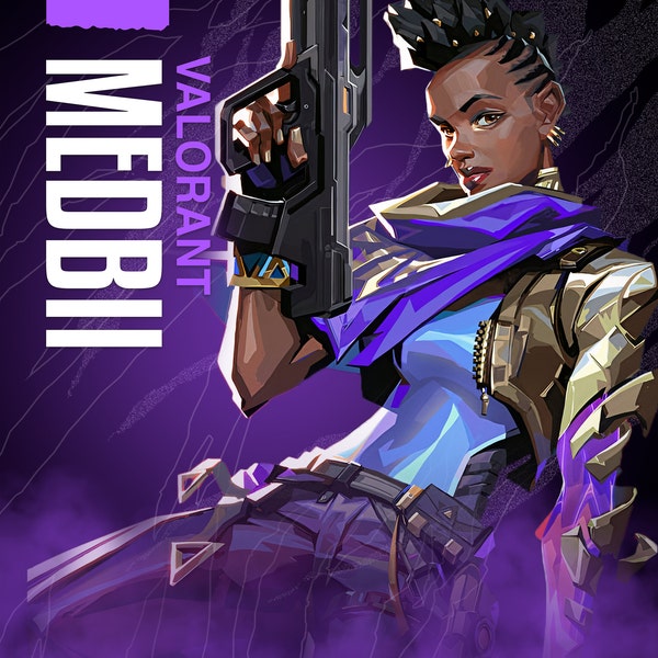 Valorant Custom Poster, Valorant Personalized, Valorant Fade Poster ...