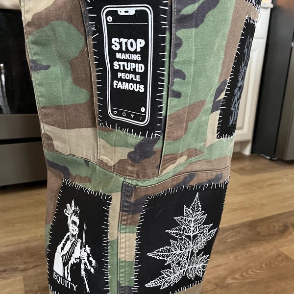 Capitalism Patch- Screen Printed Patches, Crust Punk, Patches, Patch, Sew on Patch, Punk ...