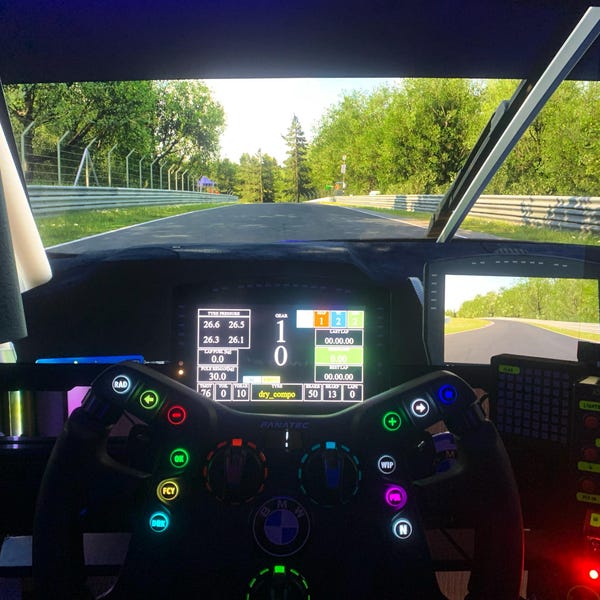 6.8'' Sim Racing Dash Display DDU 10.7 28leds Fanatec Simucube - Etsy