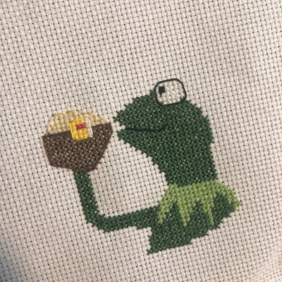 Sipping Tea Cross Stitch Pattern - Etsy