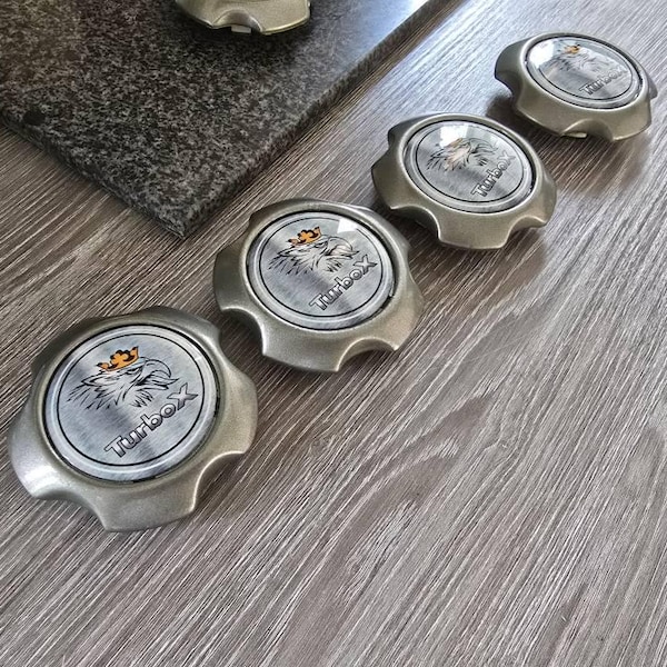Metal Stickers Custom Car / Wheels Center Cap Logo Badge Wheel Trims ...