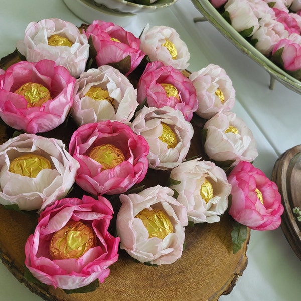 Margarita Cream Flowers Wrapper Chocolate Wrappers, Wedding Rose - Etsy
