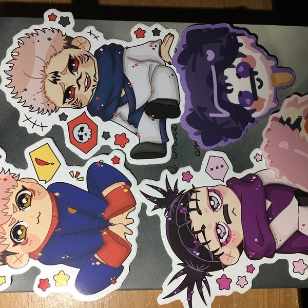 4" JJK Vinyl Stickers - Etsy