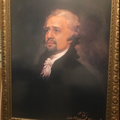 Alexander Hamilton Musical Play lin Manuel Miranda Classic Painting ...