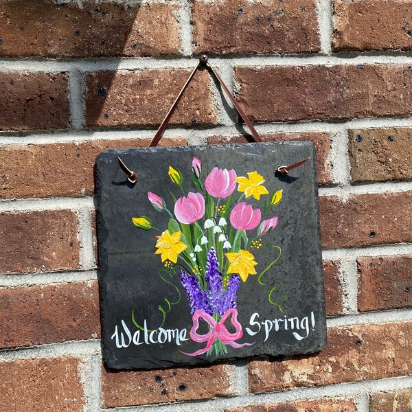 Fall Welcome Slate 14 High X 8 Wide - Etsy