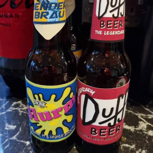 TV Beers & Drinks Collection - Parody Beer LABELS - Futurama - Family ...