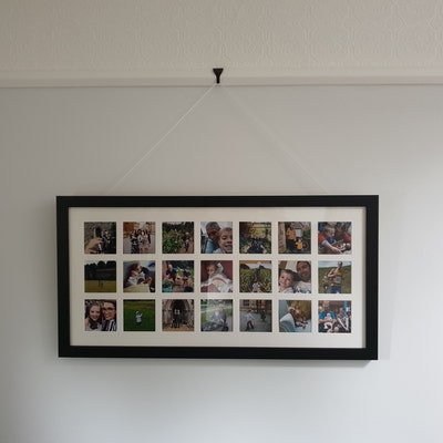Large Multi Photo Picture Frame Holds 21 4x4 - Etsy UK