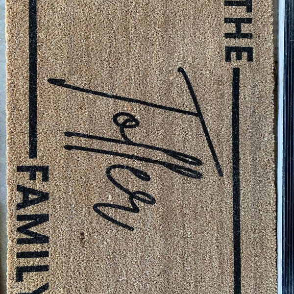 Custom Dorm Decor | Dorm Doormat | Welcome to Our Dorm | Custom Door ...