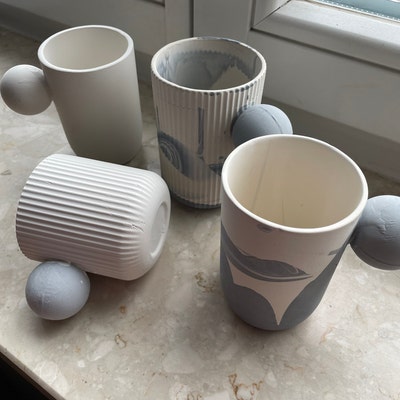 Mug Mold, Slip Casting Mold Ceramics and Porcelain, Craft Kit,plaster ...