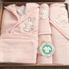 BABY BATHROBE SET 4 Pieces / %100 Organic Cotton / Newborn - Etsy UK
