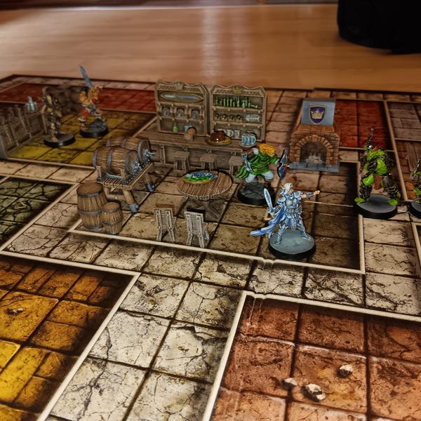 Egyptian Catacombs Structure Terrain, Miniature Dungeons and Dragons ...
