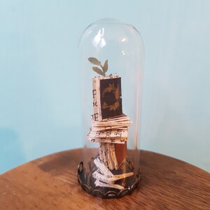 Paper Book Library, Miniature Library Ornament - Etsy