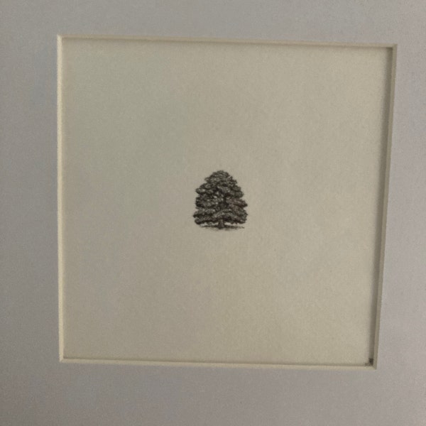 Ink Wash Tree | Original Tree Artwork. Ink With Water Wash, Sumi ...