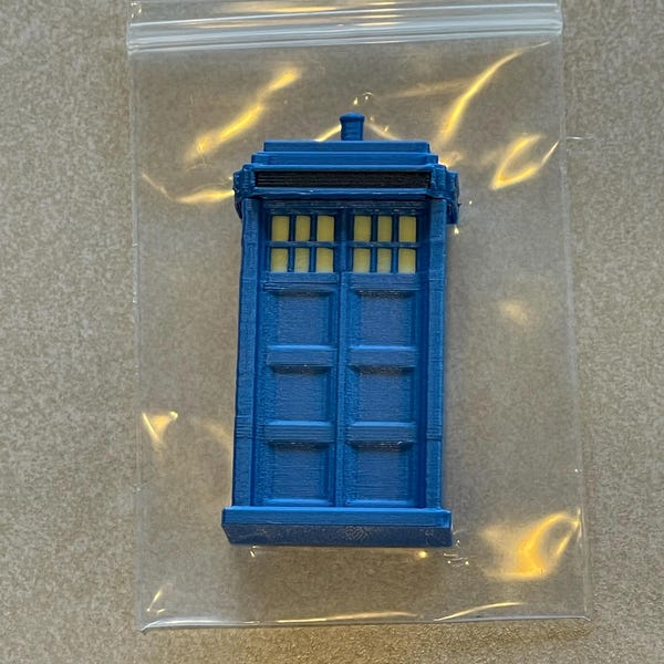 Retro Milk Carton Pill Holder Keychain – 3D Printed Mini Container for ...