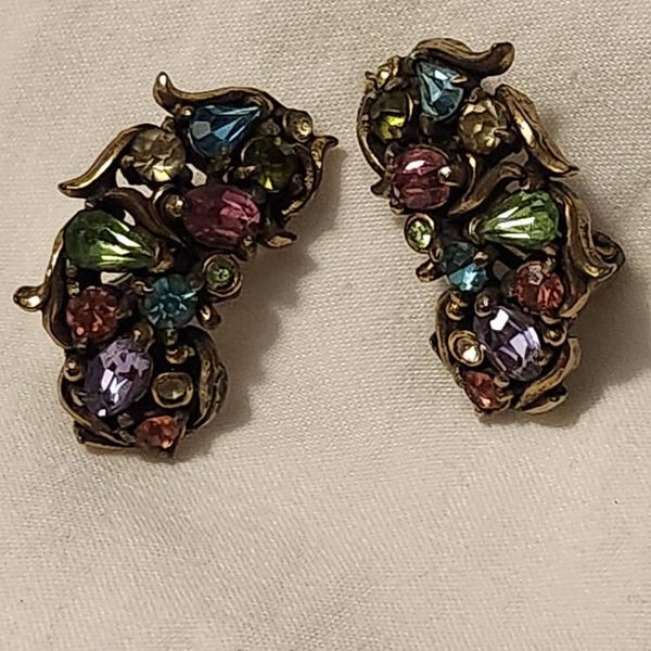 Antique Faux Tortoise Shell Large Mantilla Curved Hair Comb, 6.75" by 4 ...