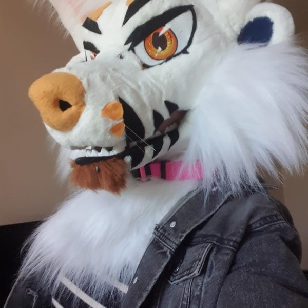 Furry Fursuit Head Base R Wolf V2 Base Moving Jaw 3d Print - Etsy