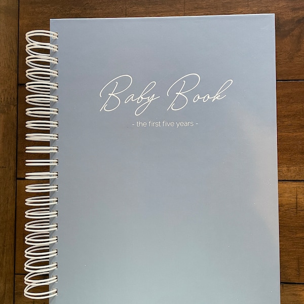 Linen Baby Memory Book: Gender Neutral First Year Keepsake - Etsy